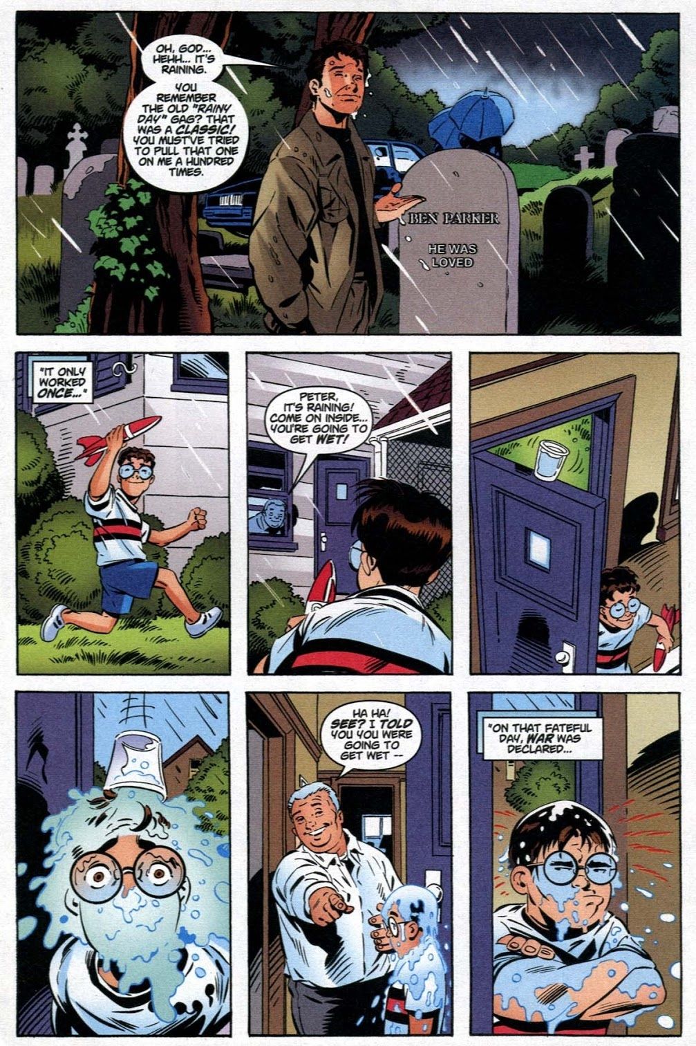 Spiderman Funny Uncle Ben