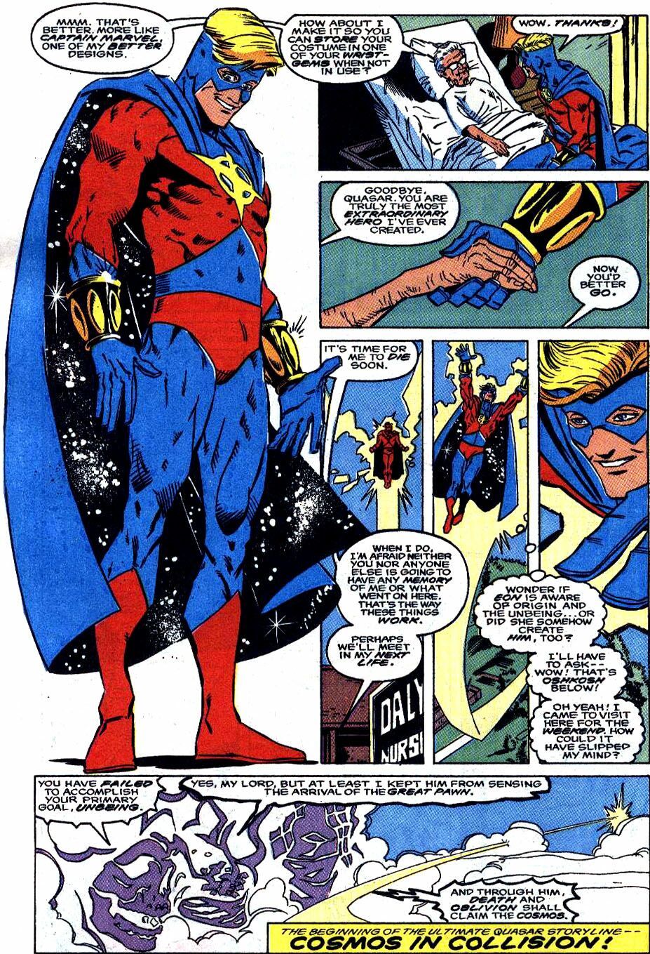 Quasar's Costume Continuity Controversy