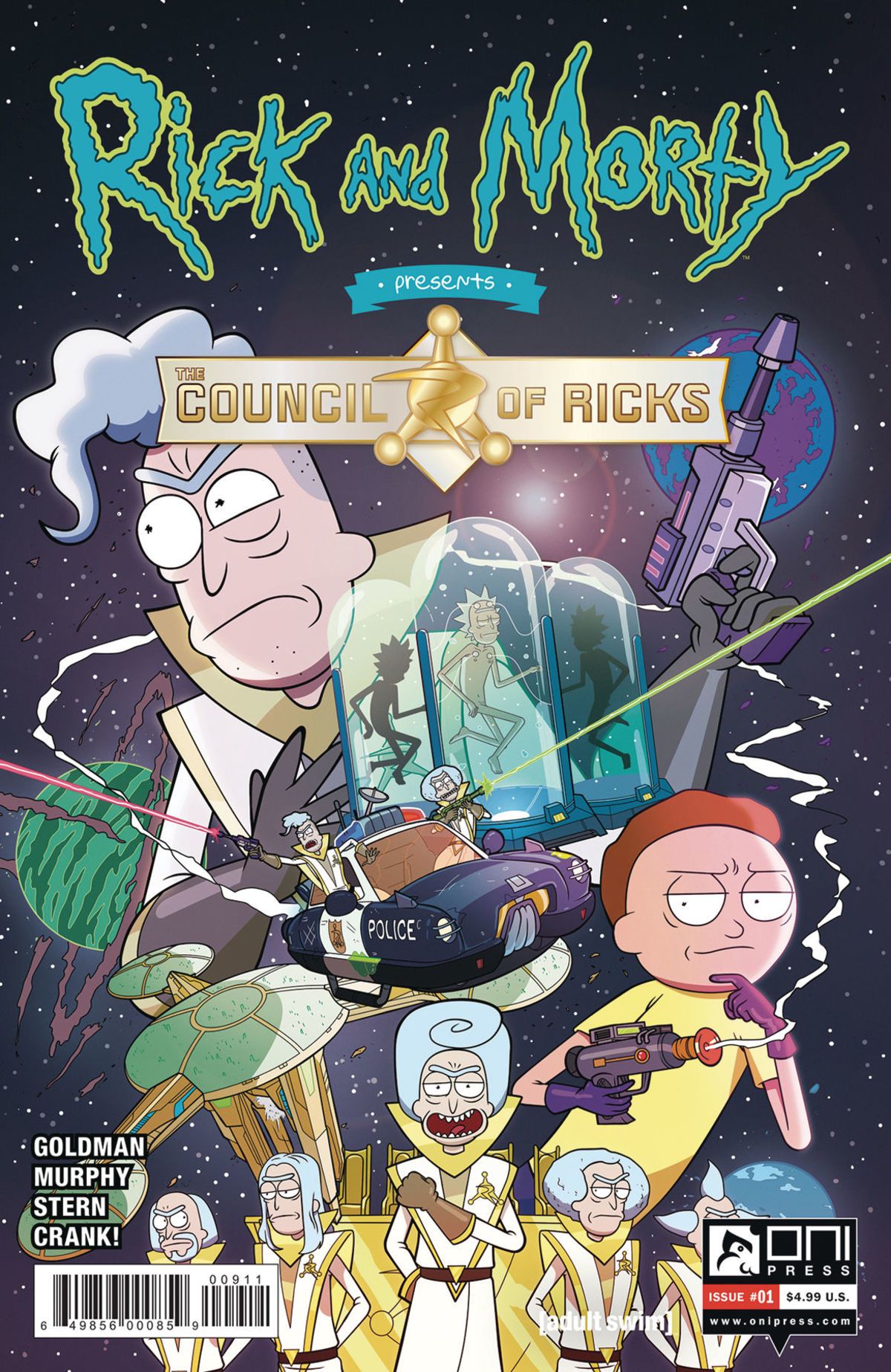 Rick and Morty Go to Hell and Meet the Council of Ricks in New Comics