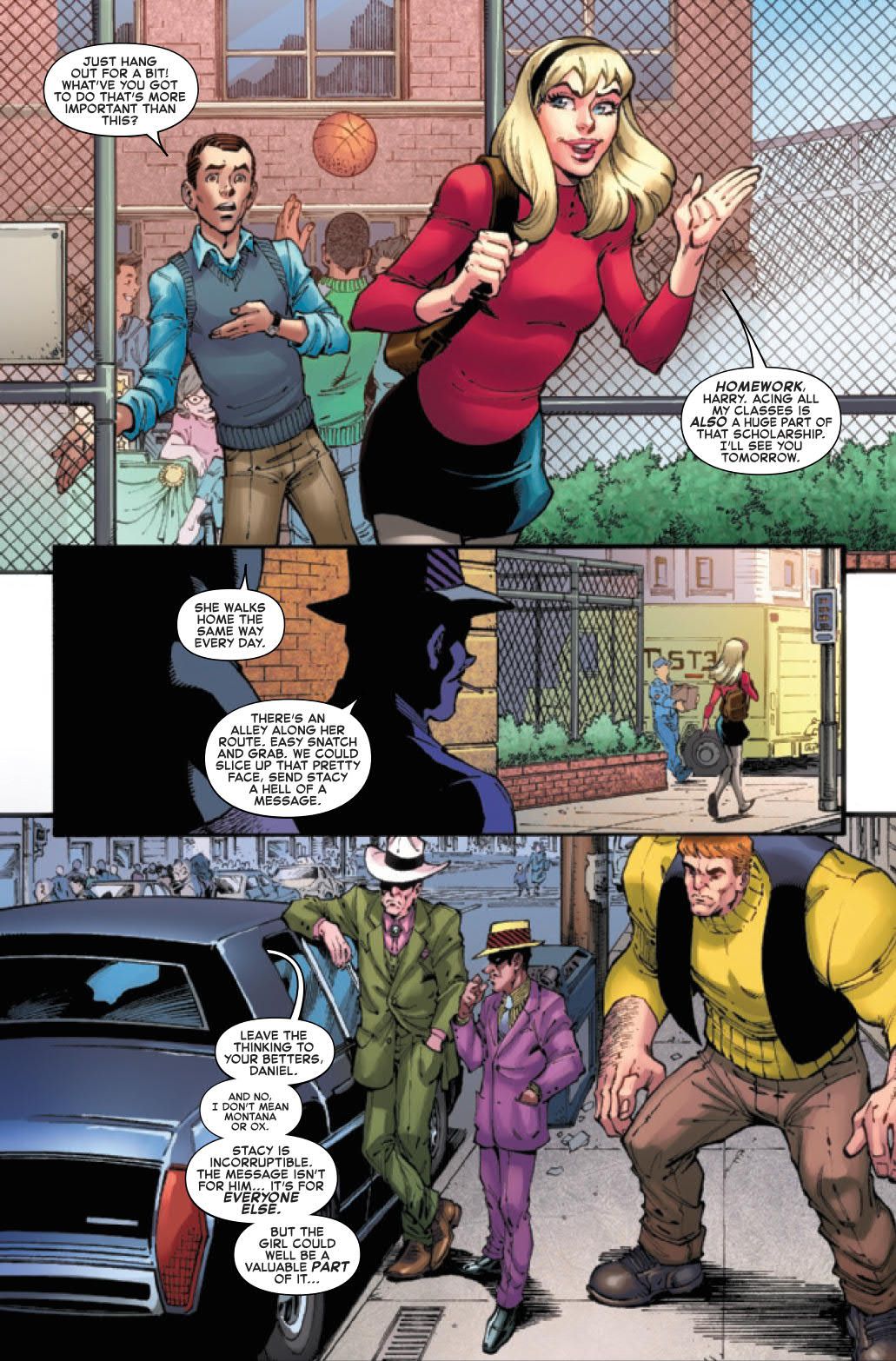 Gwen Stacy 1 Pits Her Against A Trio Of Classic Spider Man Foes Exclusive