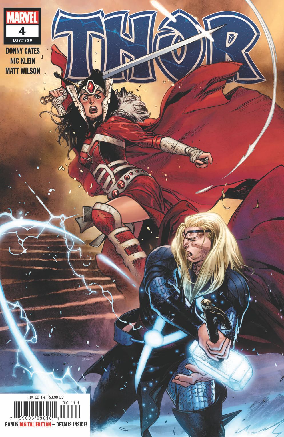Thor #4 First Look Pits the Herald of Galactus Against Lady Sif