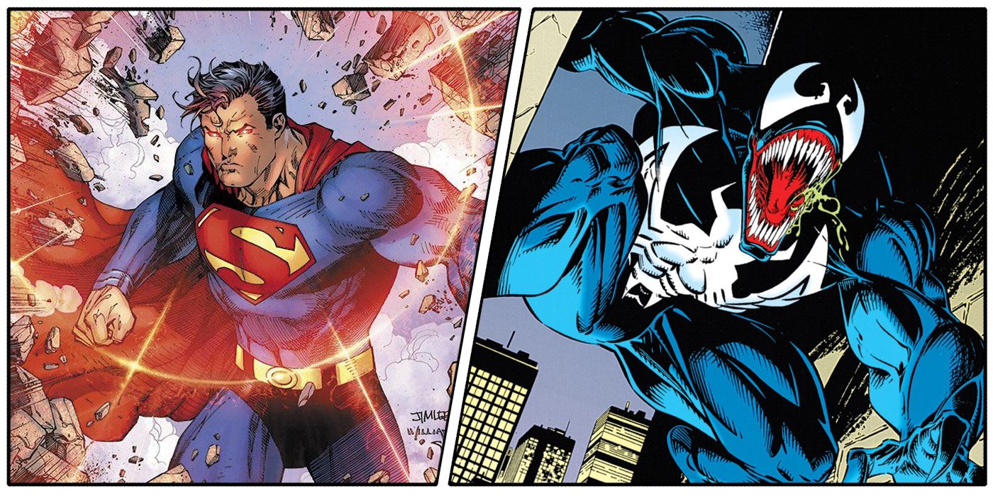 Spider-Man: 5 DC Heroes That Venom Can Beat (& 5 He'd Get Crushed By)