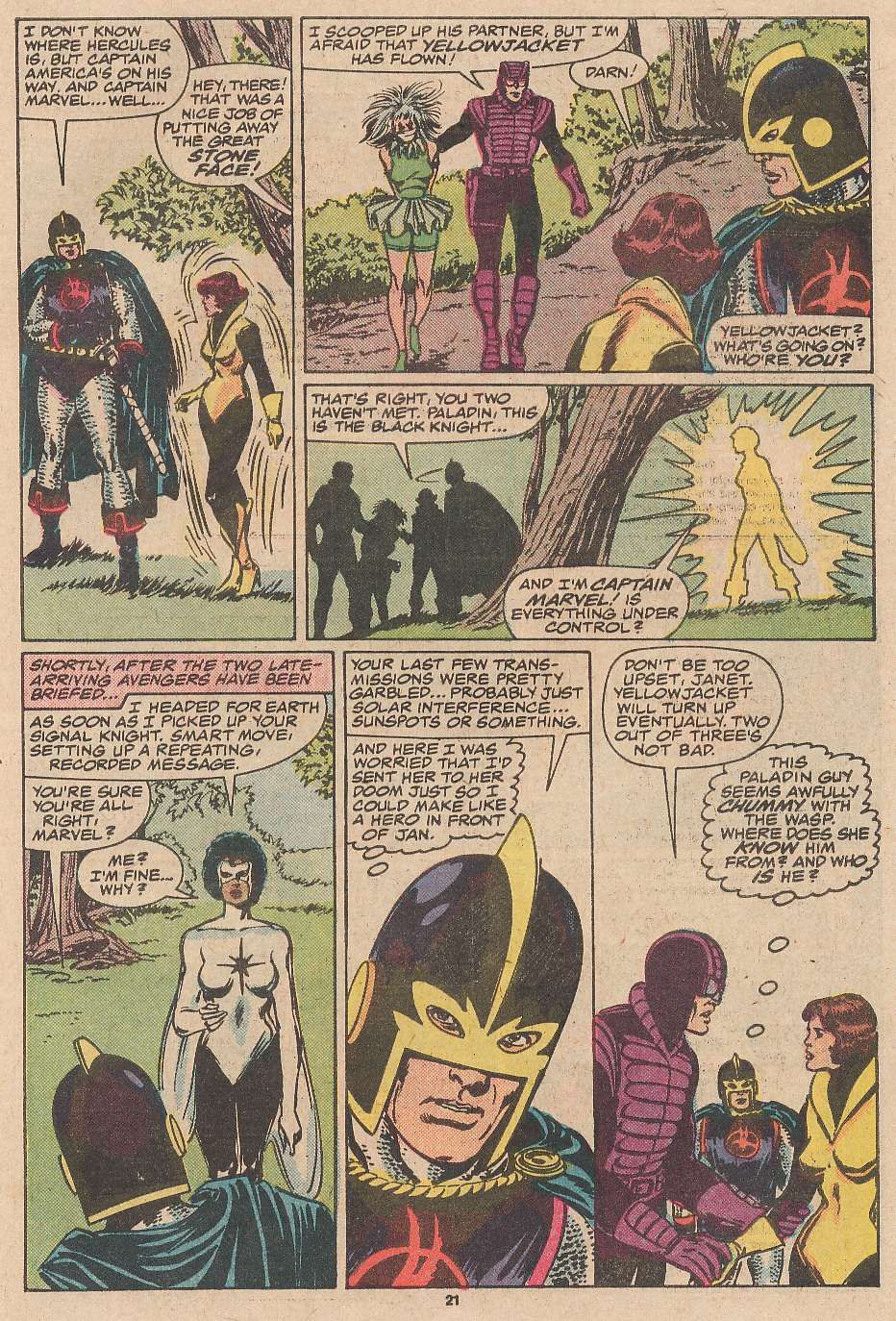 The Black Knight Had to Learn That The Wasp Just Wasn't Into Him