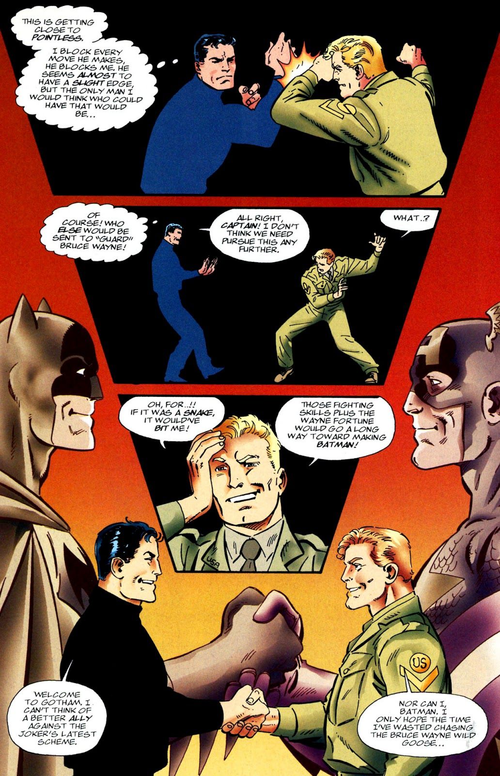 John Byrne Has Fun With Continuity in Batman/Captain America