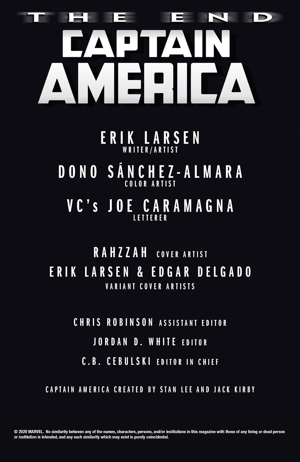 Captain America Comic Credits Stan Lee Instead of Joe Simon as Co-Creator