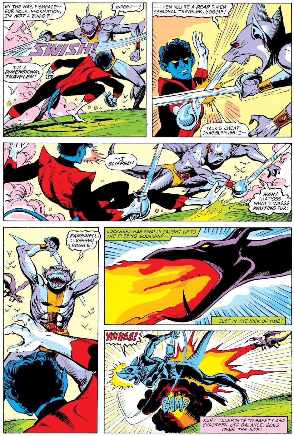 When Did Nightcrawler First Start Using a Sword?