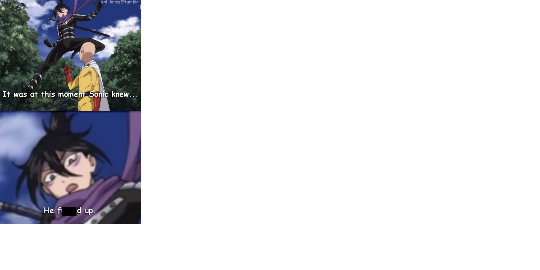 One-Punch Man: 10 Speed O' Sound Sonic Memes That Are Too Funny