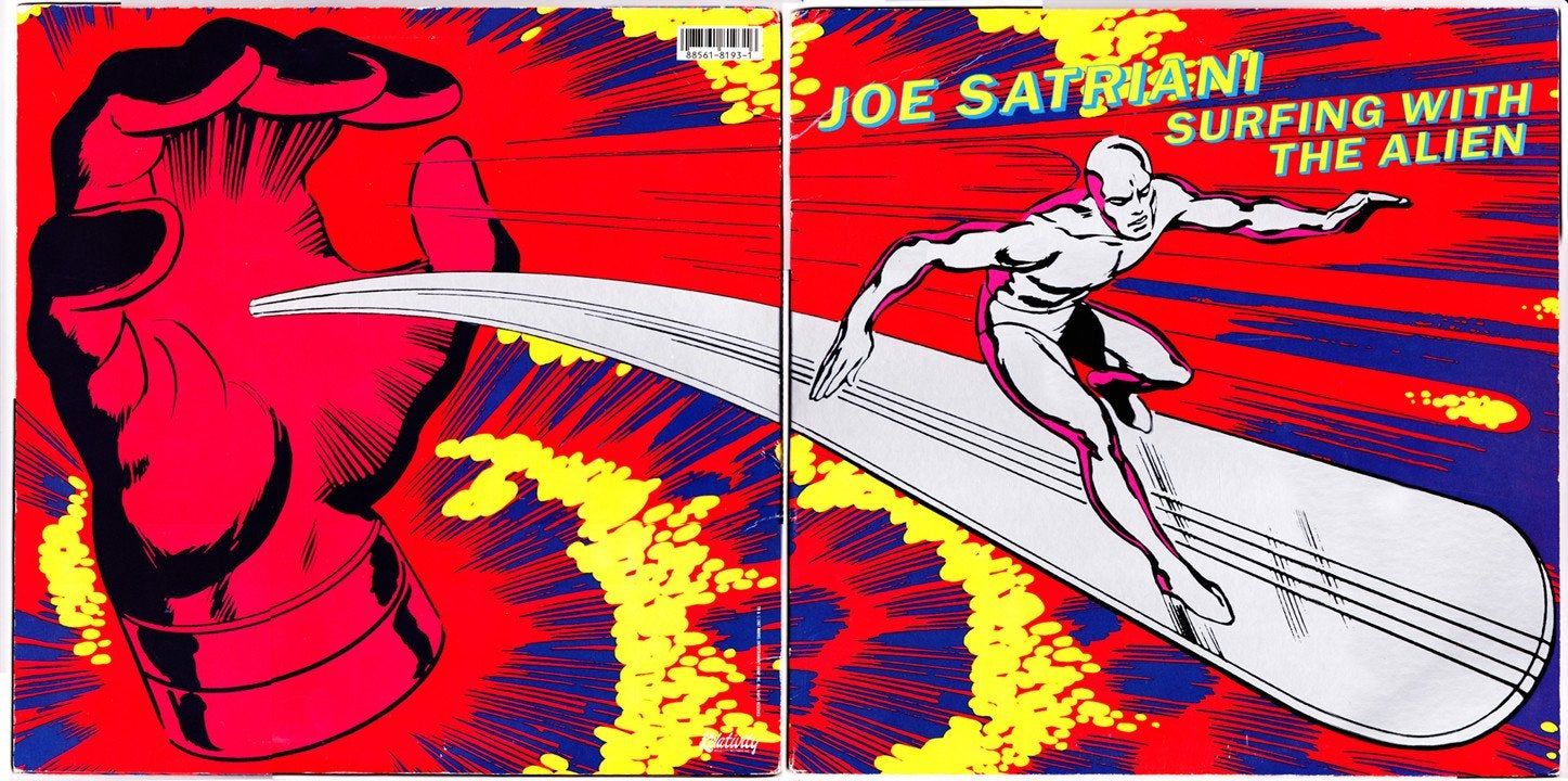 Did Marvel Make Joe Satriani Change the Cover for Surfing With the Alien?