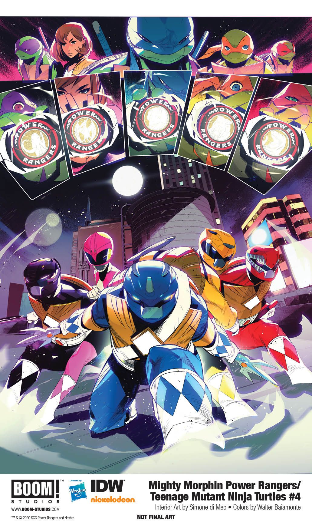Mighty Morphin Power Rangers/Teenage Mutant Ninja Turtles #4 Preview