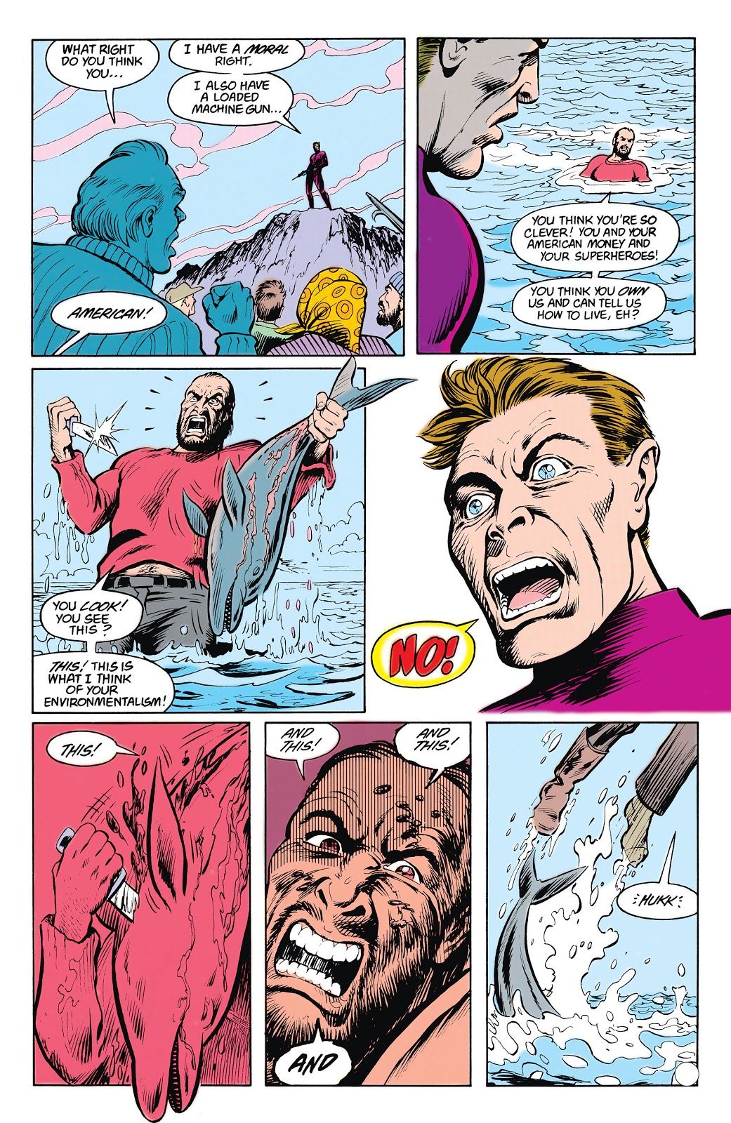 A School of Dolphins Get The Last Word In this Animal Man Classic