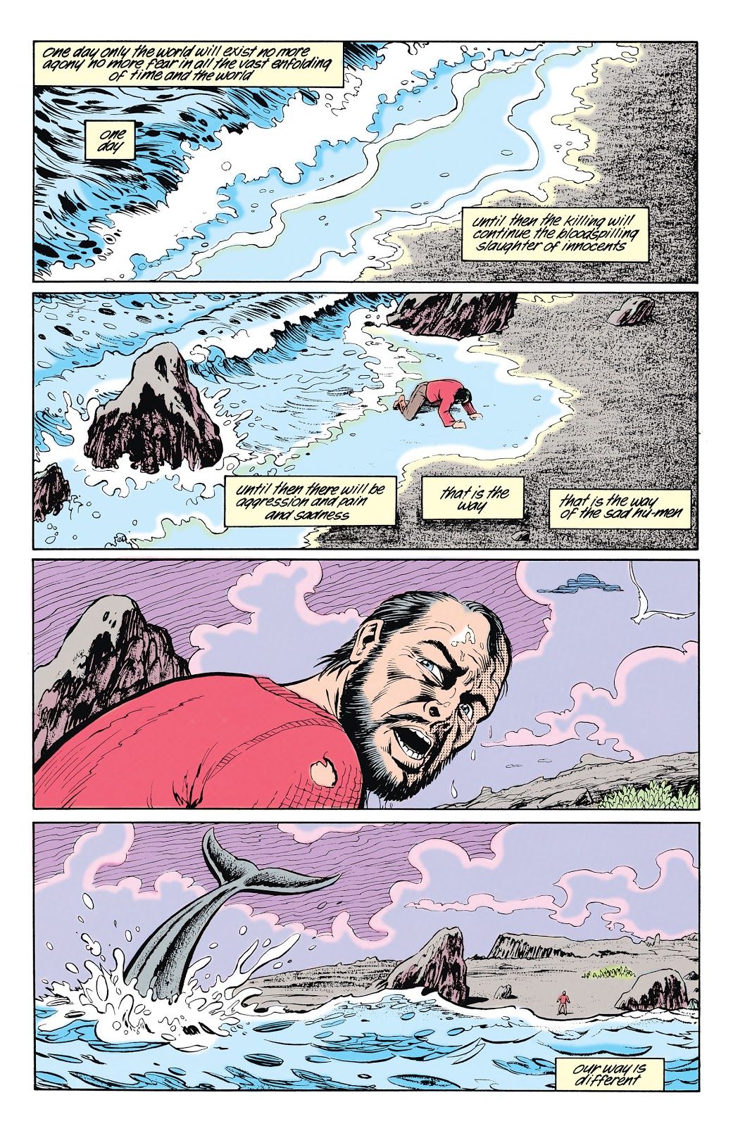 A School of Dolphins Get The Last Word In this Animal Man Classic