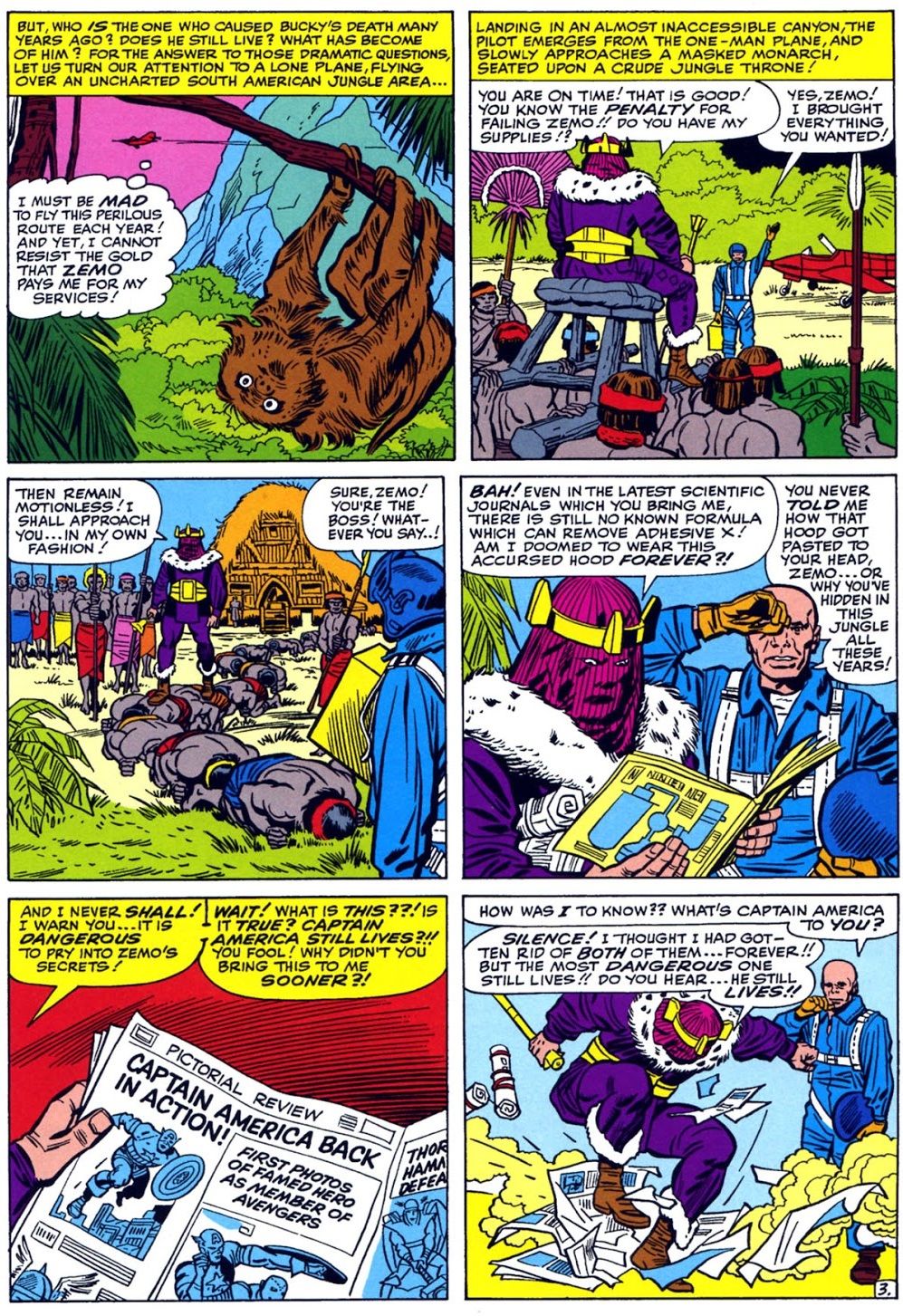 Captain America Had Some Strong Words For Baron Zemo When They Met Again