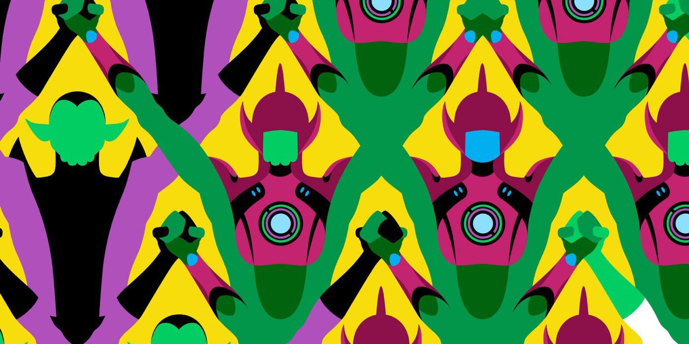 Marvel's Warring Kree and Skrulls Unite in Empyre Propaganda Poster