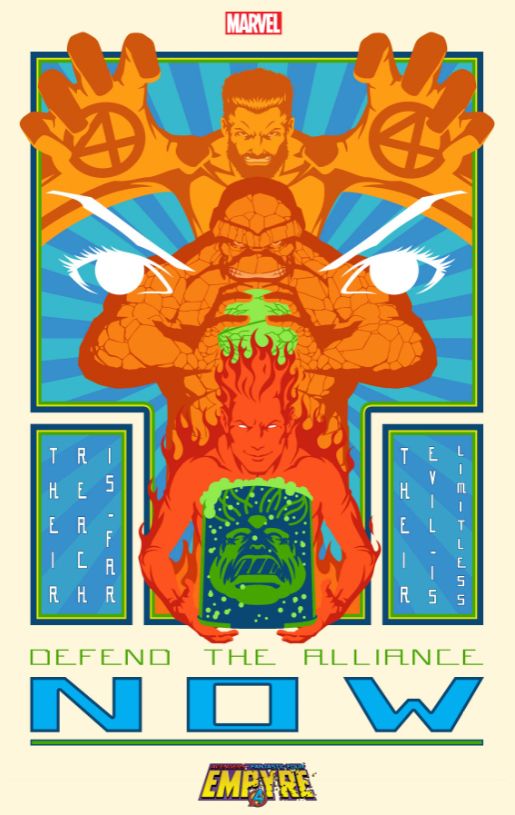 Fantastic Four Are Wanted on Marvel's Empyre Propaganda Teaser