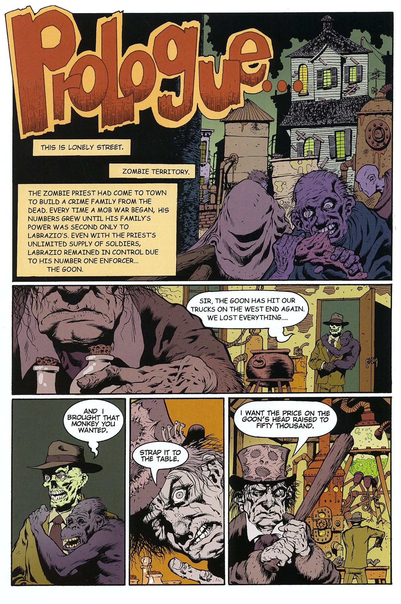 The Goon's Friend, Franky, Has Some Views Regarding Knives and Eyes