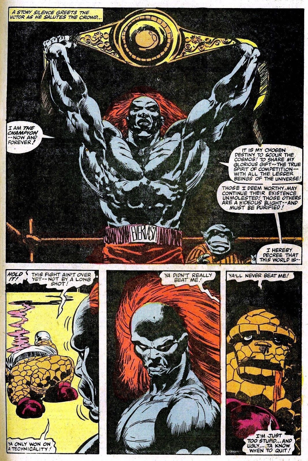 A Cosmic Being Slowly Realizes That He'll Never Truly Defeat the Thing