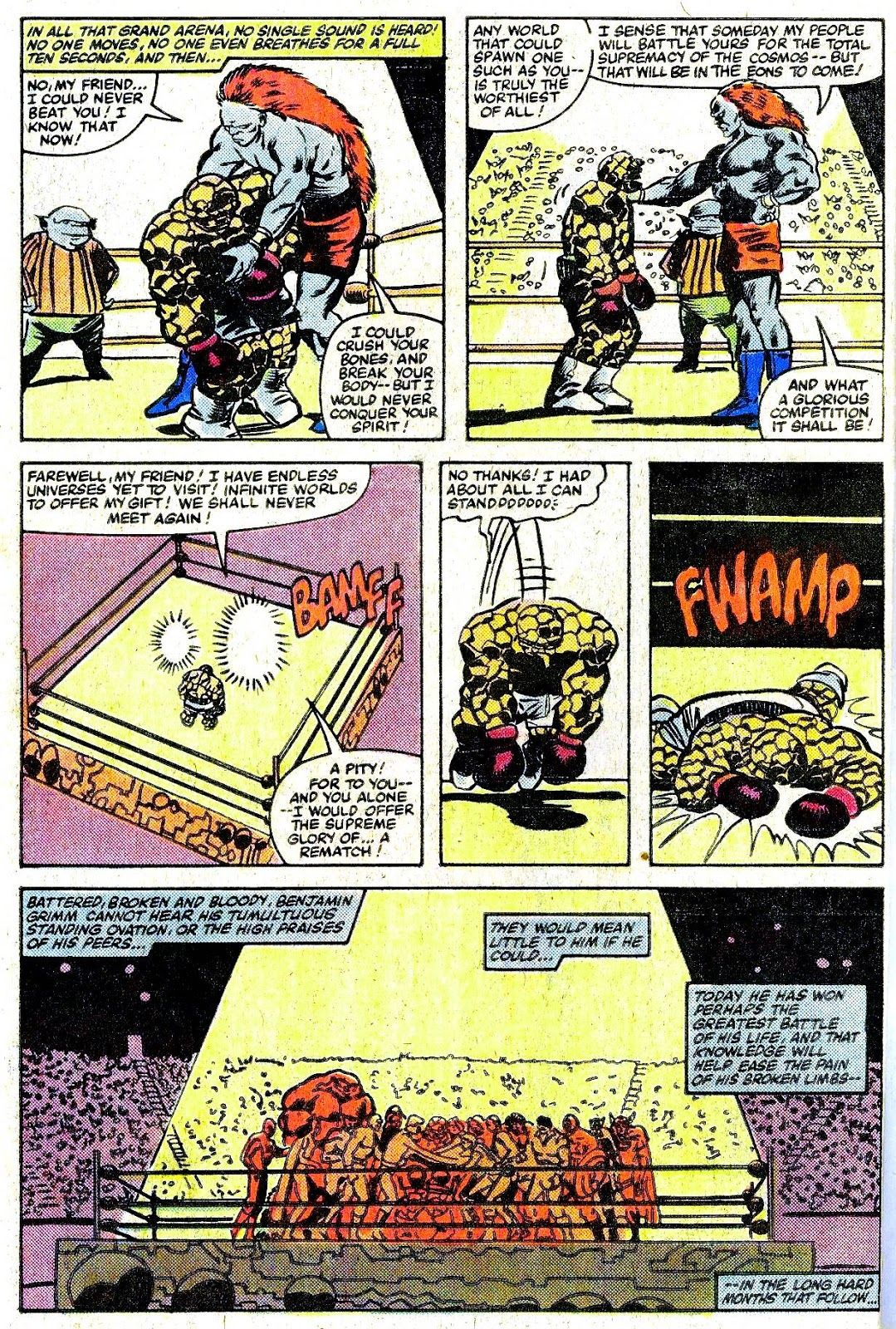 A Cosmic Being Slowly Realizes That He'll Never Truly Defeat the Thing