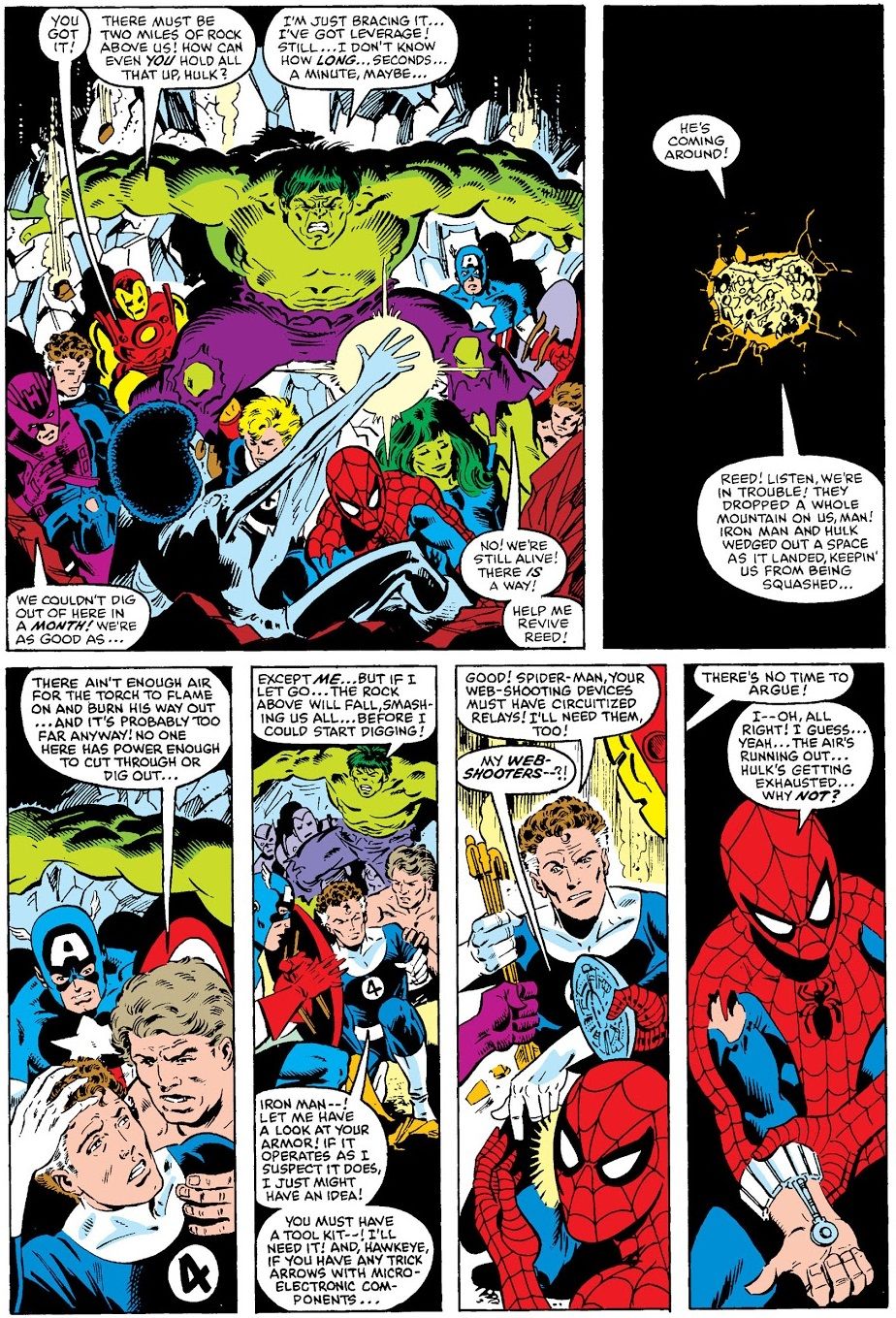 It's Wasp's Turn to Embarrass the X-Men While the Hulk Holds Up a Mountain