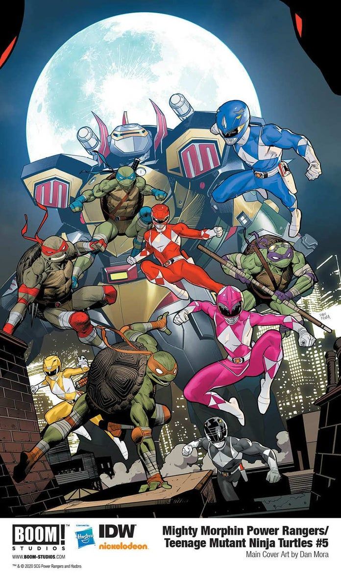 Power Rangers/TMNT's Debuts Turtle Megazord First Look