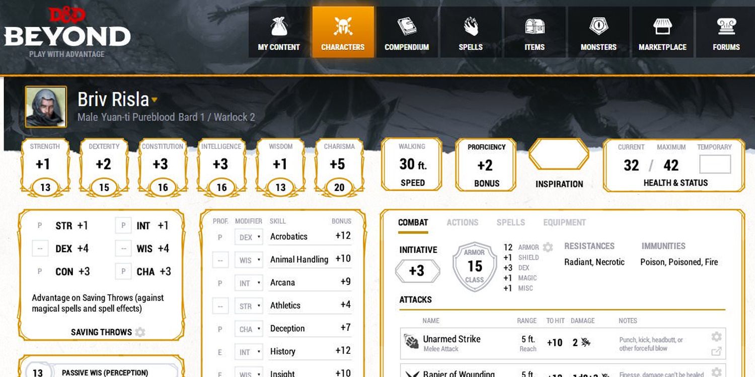 D&D Beyond: The Character Creator Tool Is Worth Your Time (And Money)