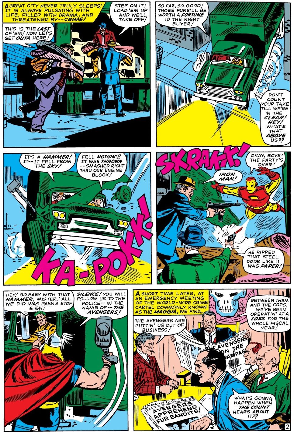 When Did Marvel First Say 'Mafia' Instead of 'Maggia'?
