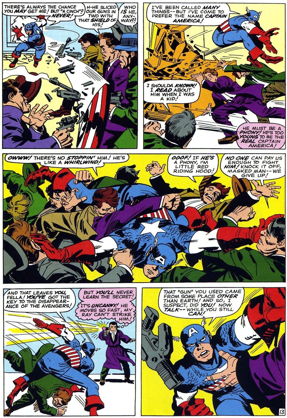 When Did Captain America's Shield First Ricochet When It Was Thrown?