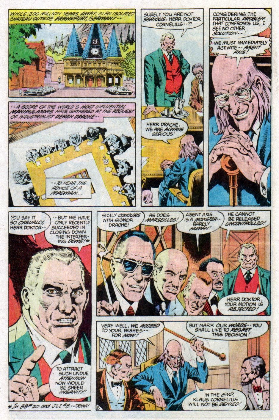 Dr. Klaus Cornelius Has Some Unresolved Plans For Europe in the DC Universe