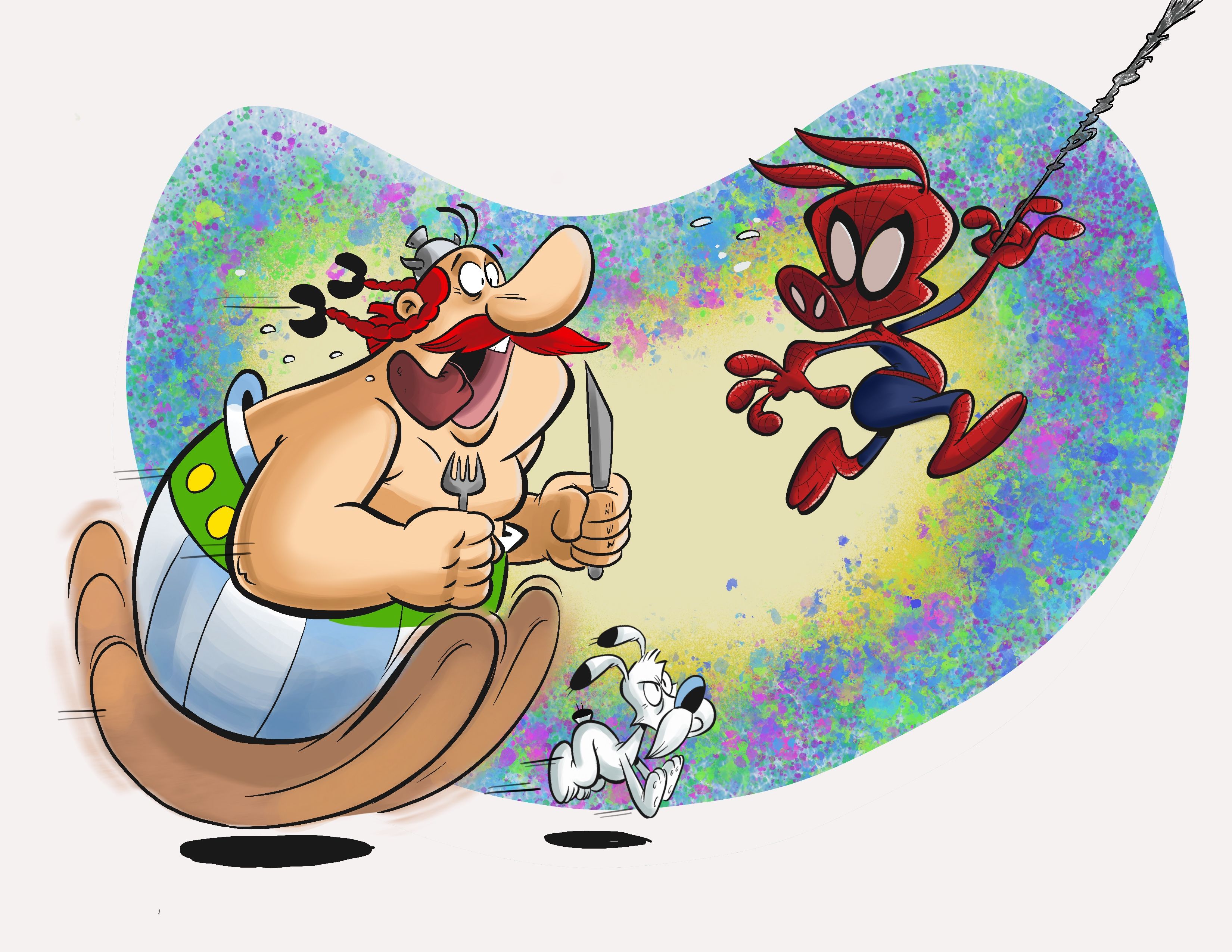 Line it is Drawn: Asterix Team-Ups