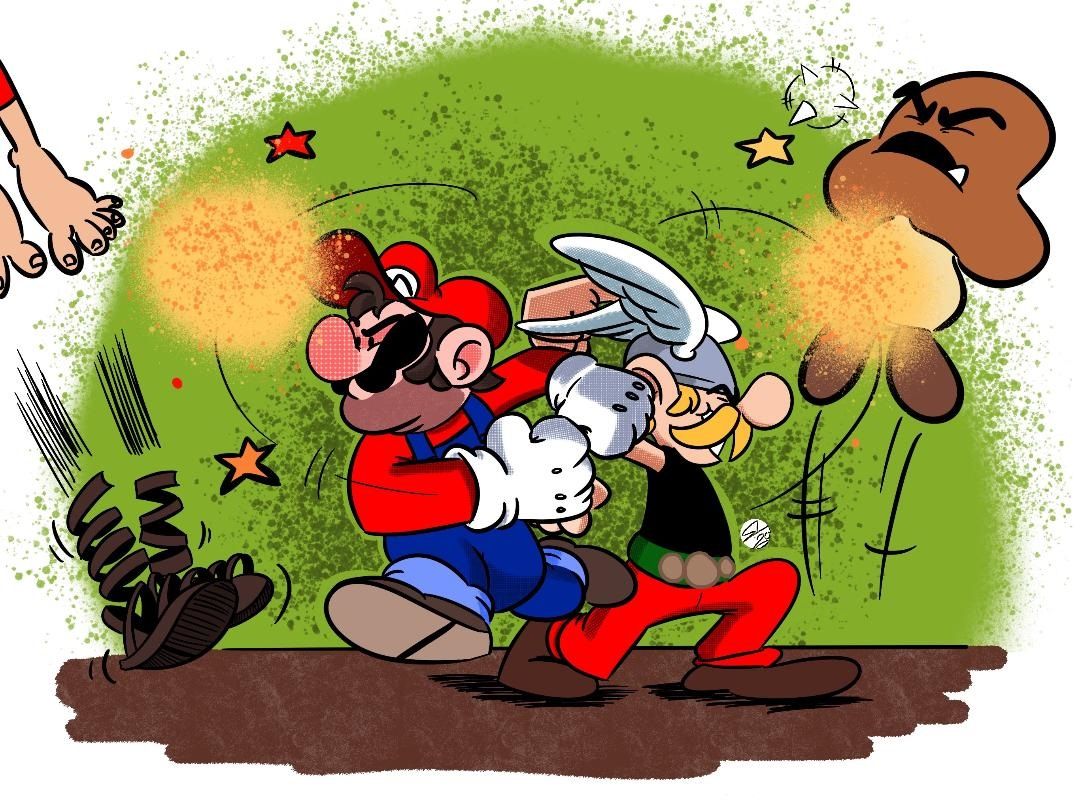Line it is Drawn: Asterix Team-Ups