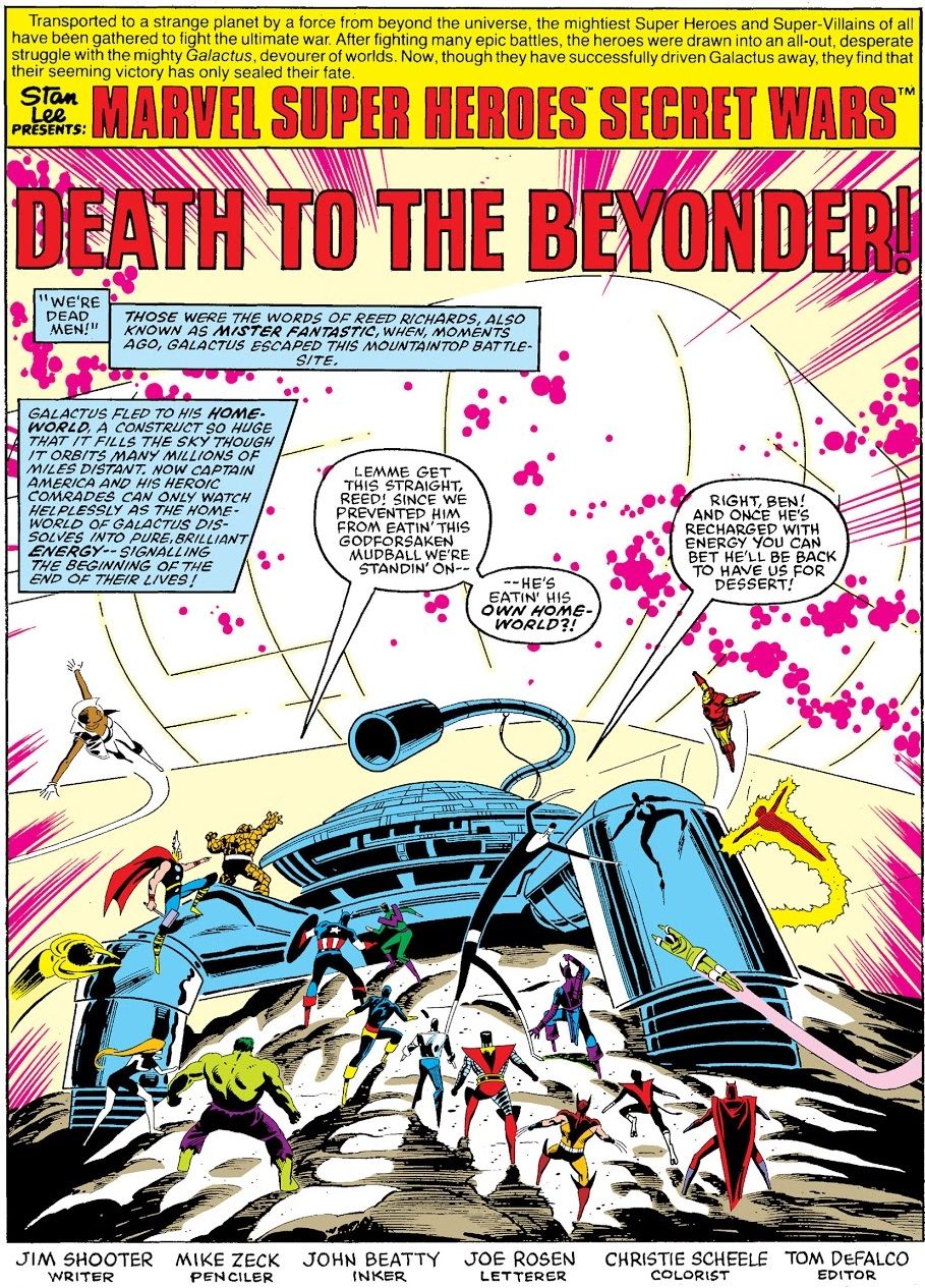 Doctor Doom Stands Alone Against the Beyonder!