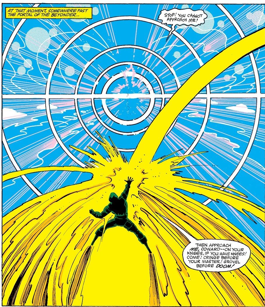 Doctor Doom Stands Alone Against the Beyonder!