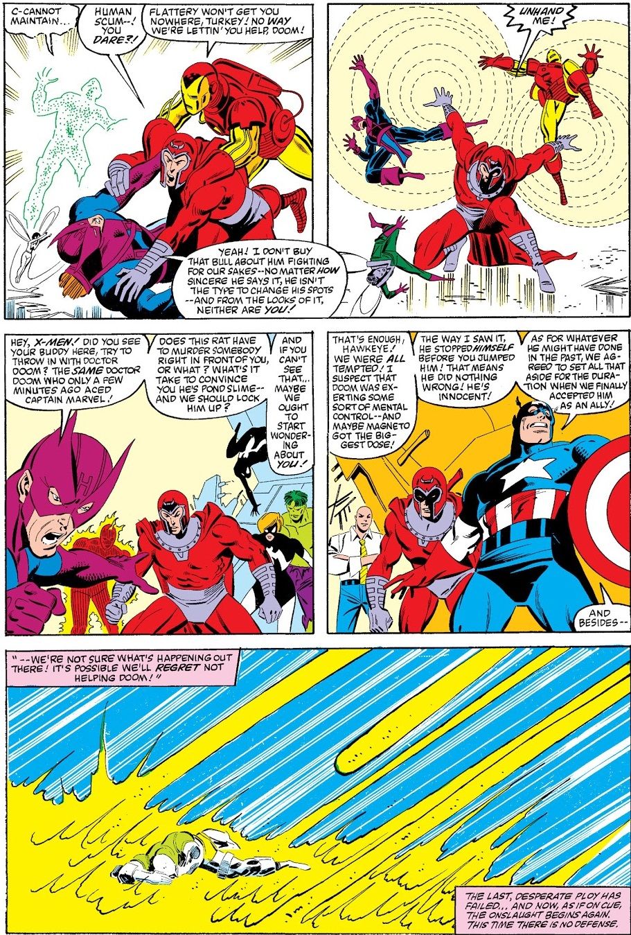 Doctor Doom Stands Alone Against the Beyonder!