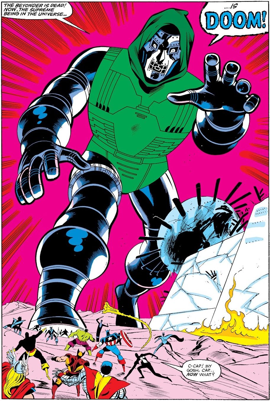 Doctor Doom Stands Alone Against the Beyonder!
