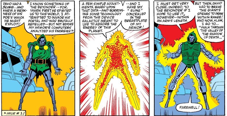 Doctor Doom Stands Alone Against the Beyonder!