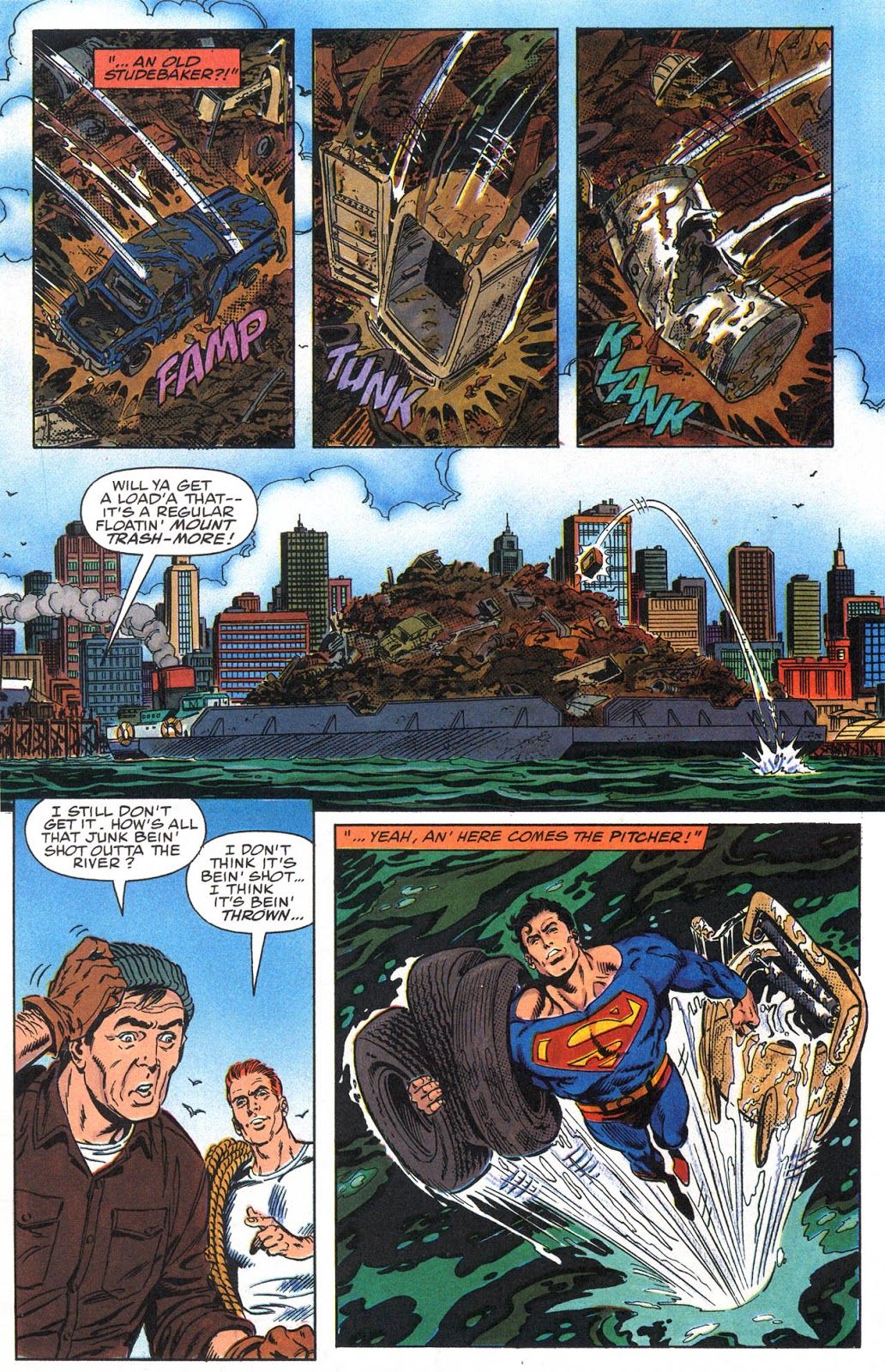 See Superman Celebrate Earth Day Back in 1991!