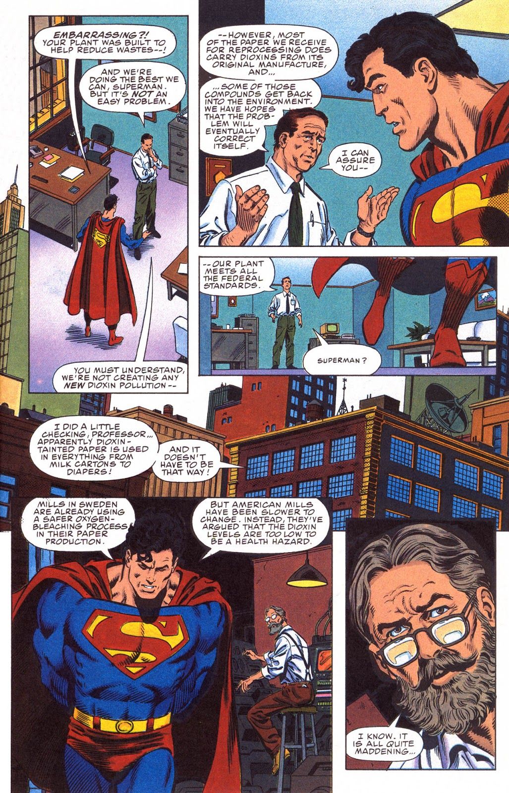 See Superman Celebrate Earth Day Back in 1991!