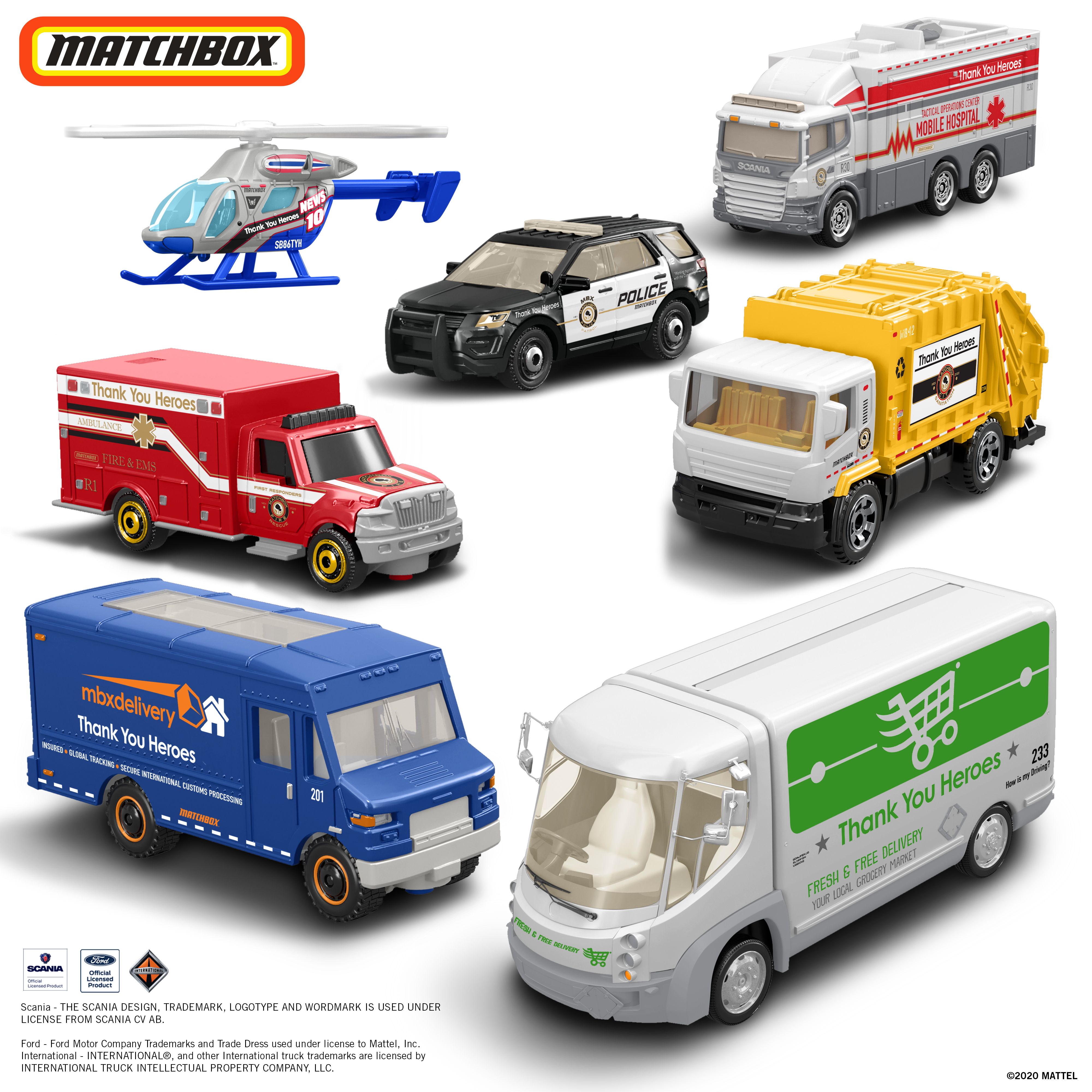 Mattel's #ThankYouHeroes Expansion Includes Matchbox, UNO and More