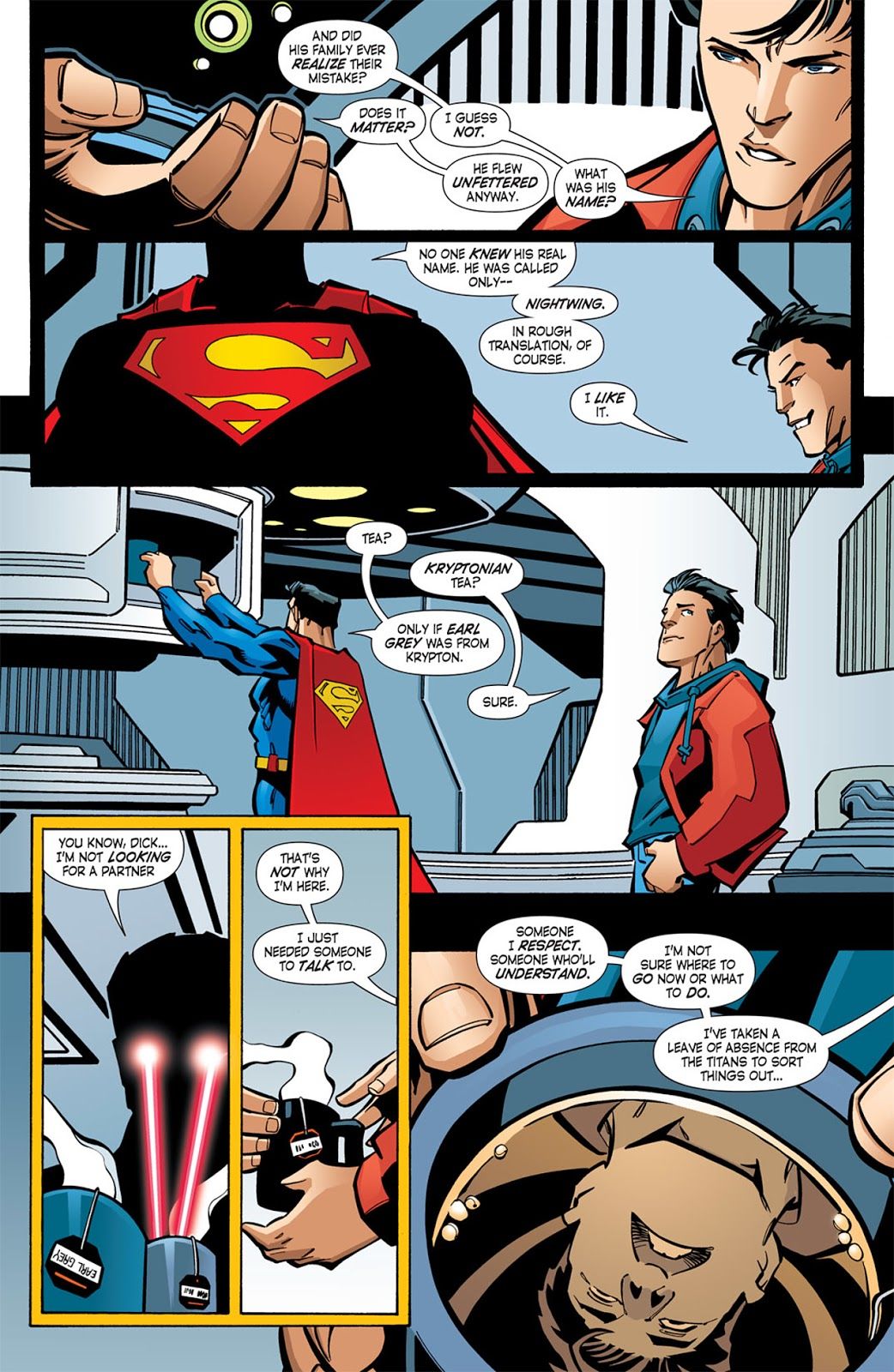 How Did Superman Inspire Nightwing's Superhero Identity?