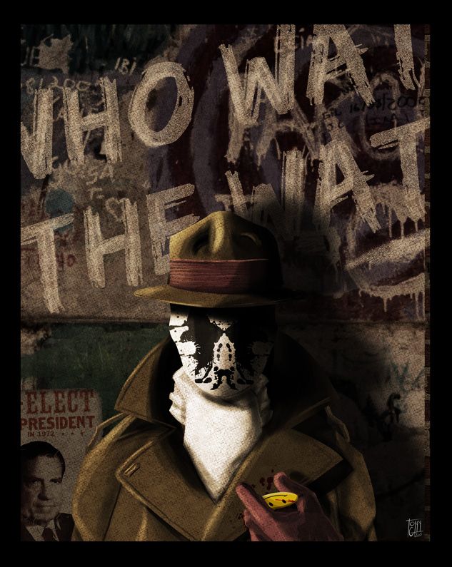 Watchmen: 10 Badass Rorschach Fan Art