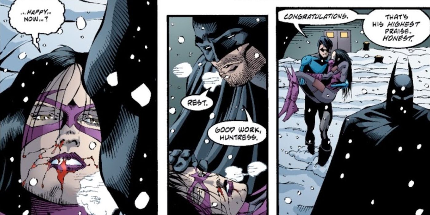 No Man's Land Proved Why Huntress Is Batman's Perfect Counterpoint