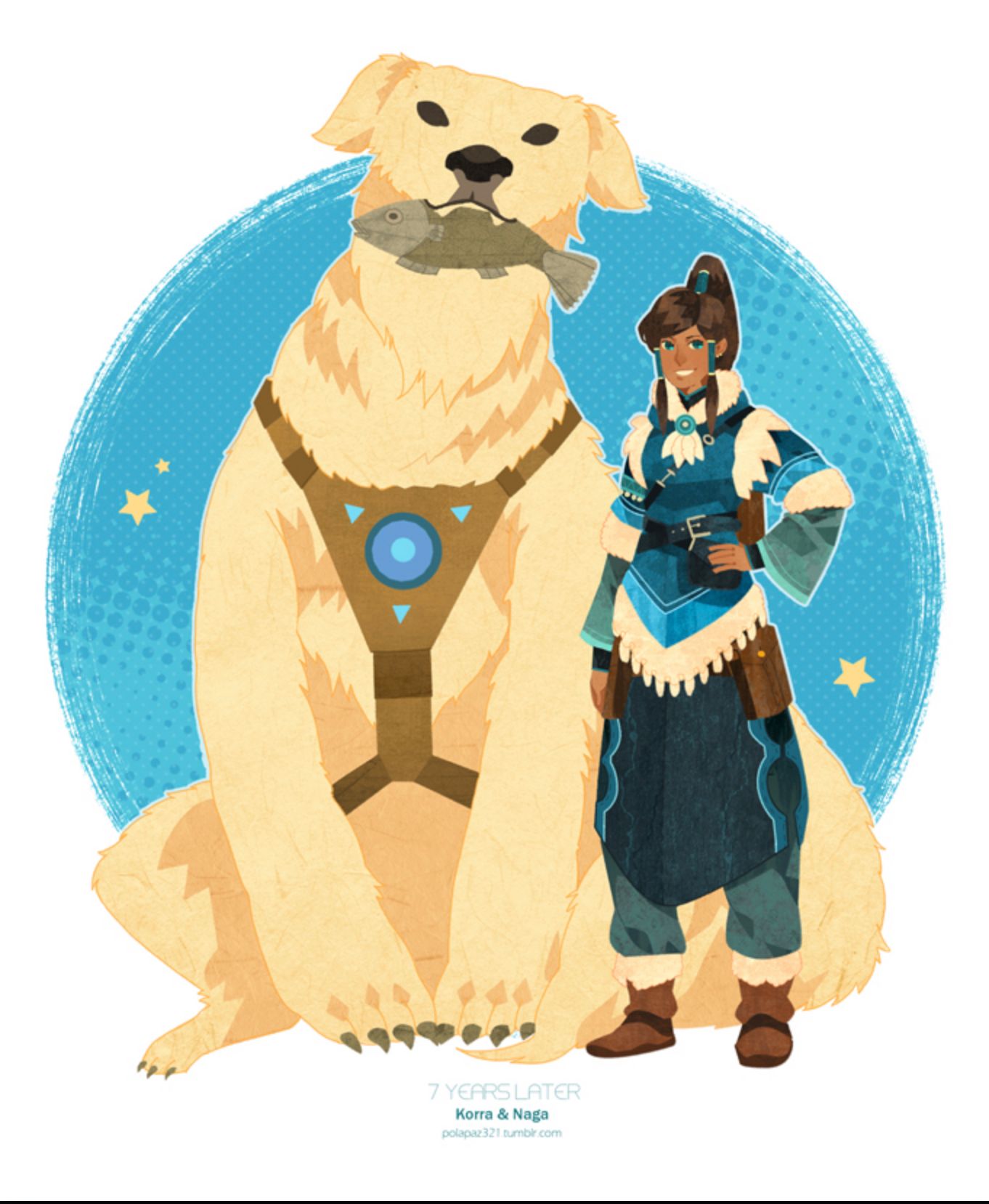 Naga Avatar The Legend Of Korra: 10 Naga Fan Art Pictures That Are Too