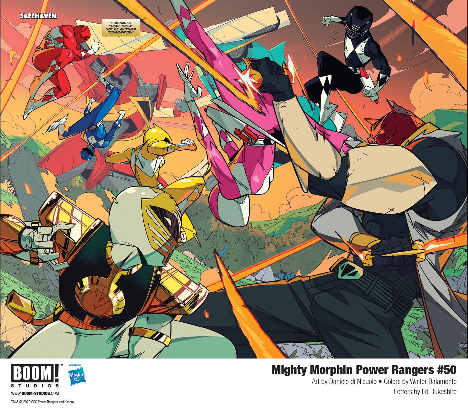 The Mighty Morphin Power Rangers Face The Anointed in #50 Preview