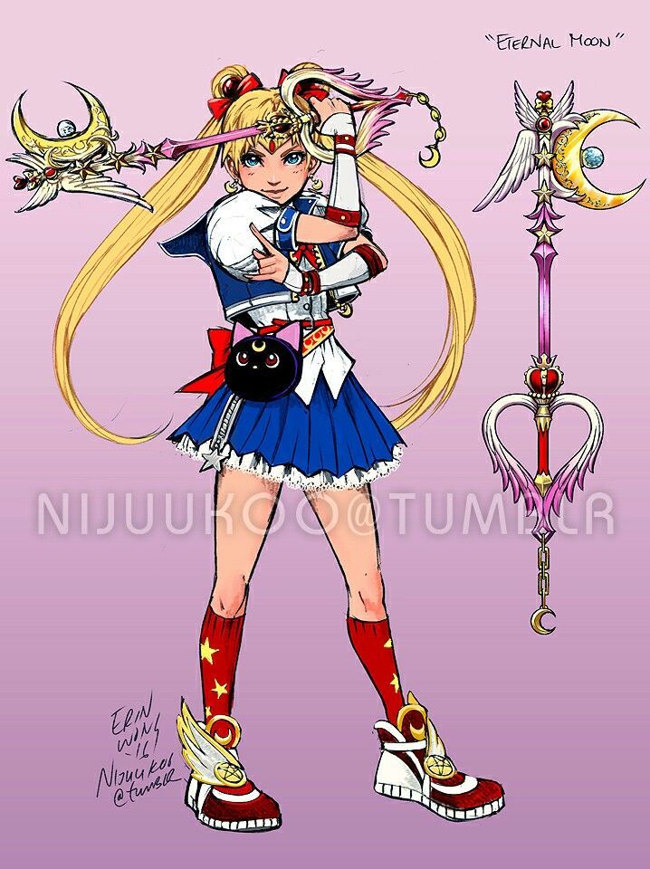 10 Fan Art Pictures That Prove A Kingdom Hearts And Sailor Moon ...