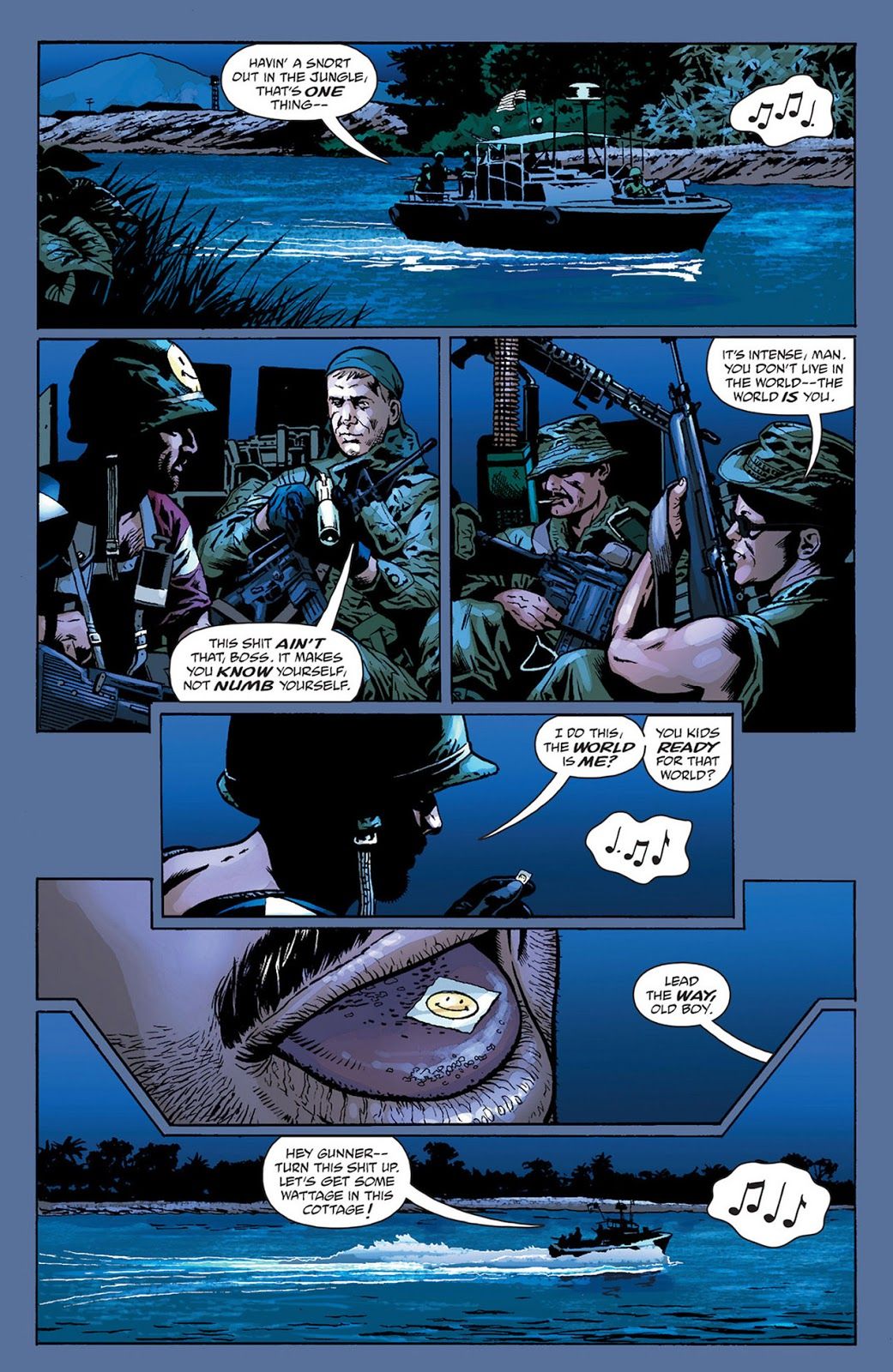 The Comedian Takes a Dark Musical Interlude In the Midst of the Vietnam War