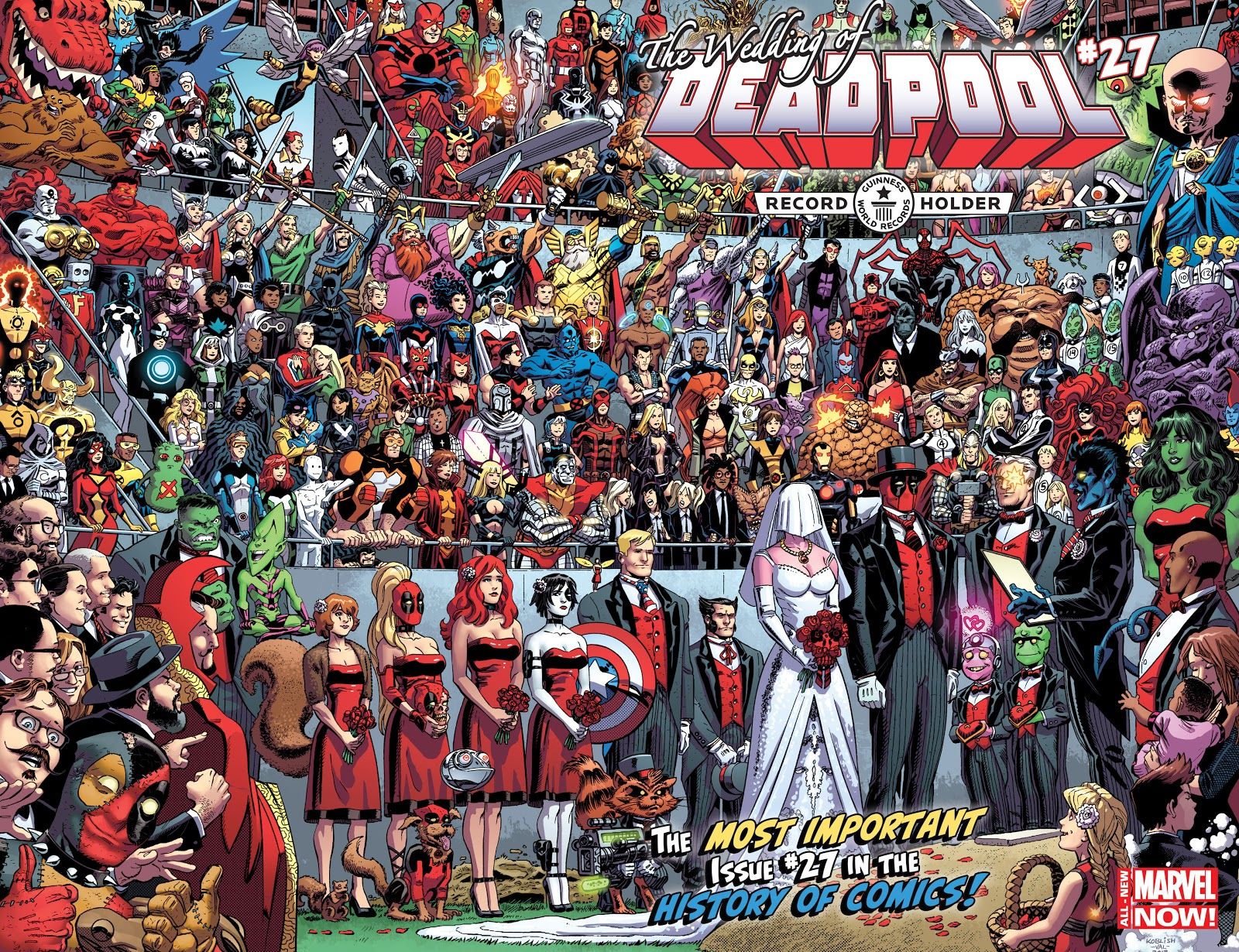 Deadpool Set a World Record With His Wedding to the Queen of the Undead