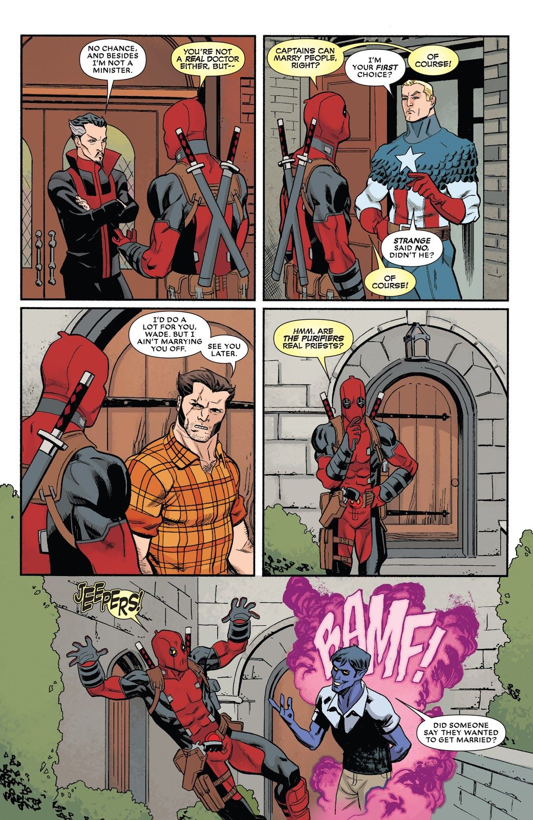 Deadpool Set a World Record With His Wedding to the Queen of the Undead