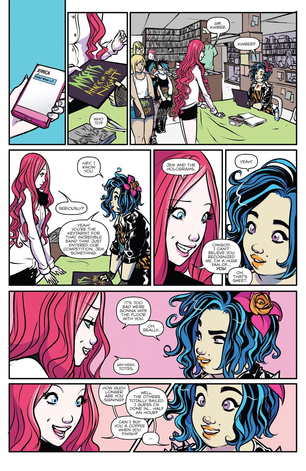The Adorable Star-Crossed Lovers At The Heart of Jem and the Holograms