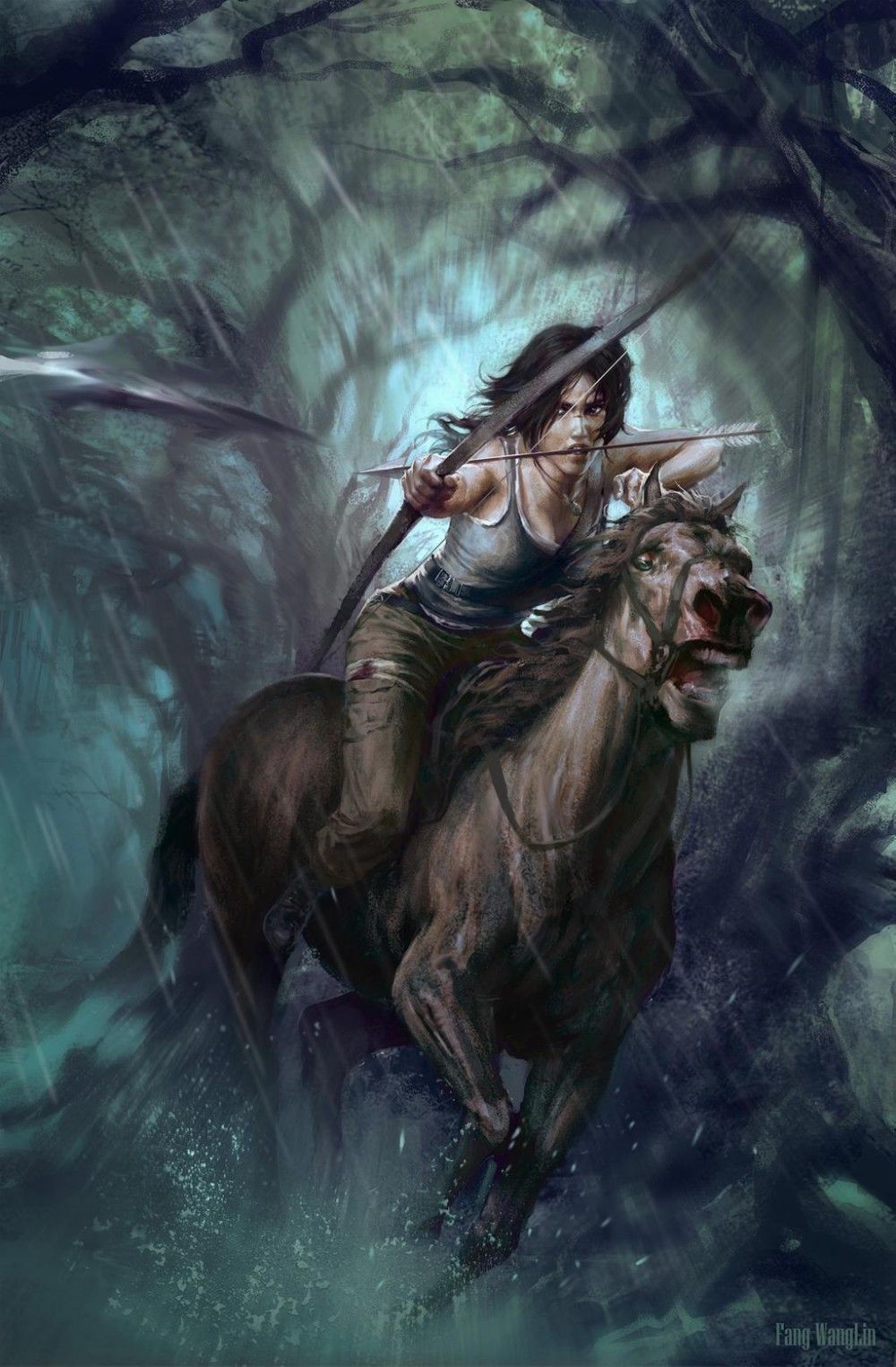 Diana X Lara: 10 Wonder Woman & Tomb Raider Fan Art Pictures We Love