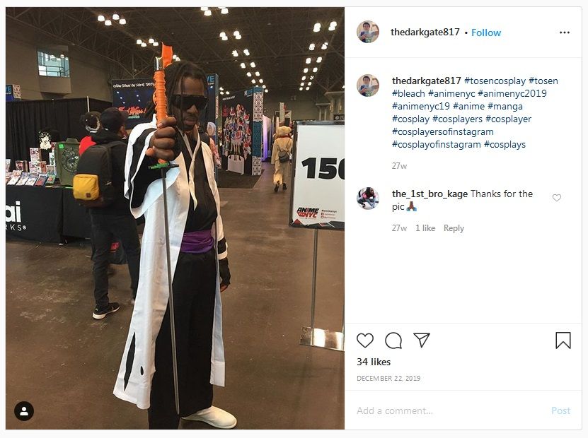 Bleach: 10 Captain Tosen Cosplays You Should Check Out