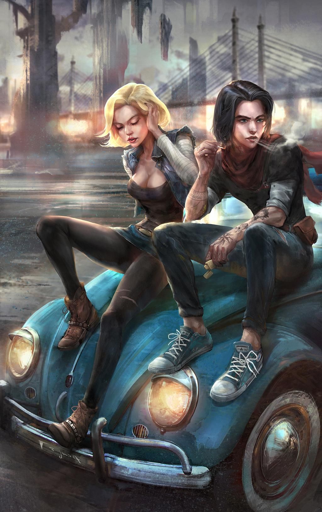 Dragon Ball: 10 Pieces Of Android 17 & 18 Fan Art That Show They're ...